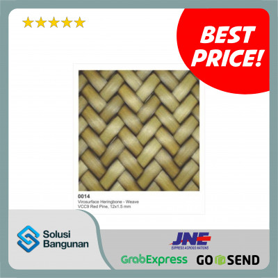 Viro Surface Herringbone Weave Red Pine - Solusi Bangunan